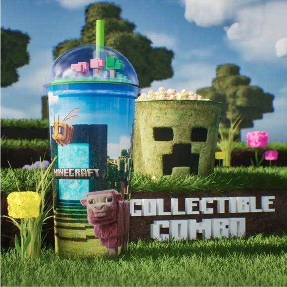 Other | The Minecraft Movie Exclusive Popcorn Bucket Green | Poshmark